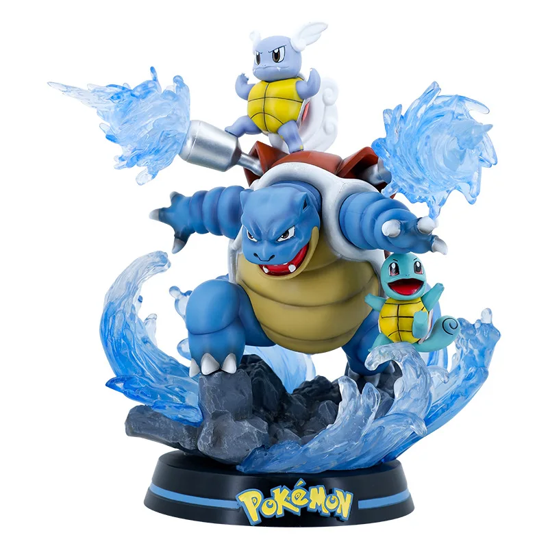 Pok-mon-Evolution-Blastoise-Wartorttle-Squirtle-Light-Up-Figura-Est-tua-Modelo-Collectible-Toy ...