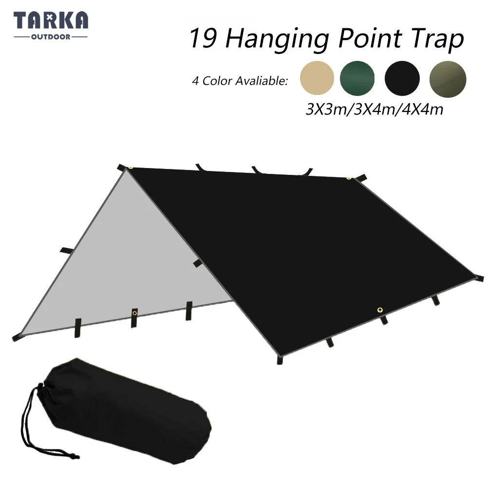 TARKA-Outdoor-Camping-Tent-Trap-Survival-Only-Awning-Waterproof-Tarp ...