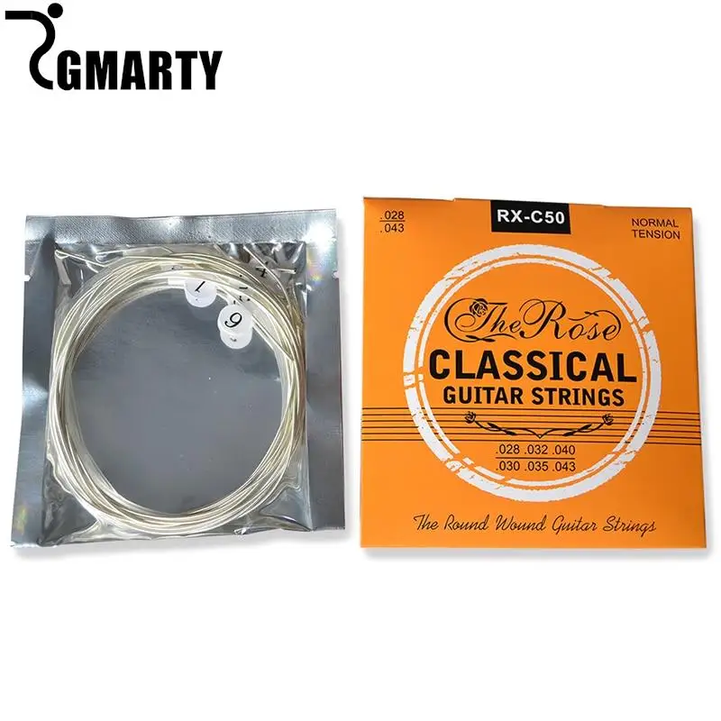 1-box-Professional-Classical-Guitar-Guitarra-Strings-Sliver-Plated ...