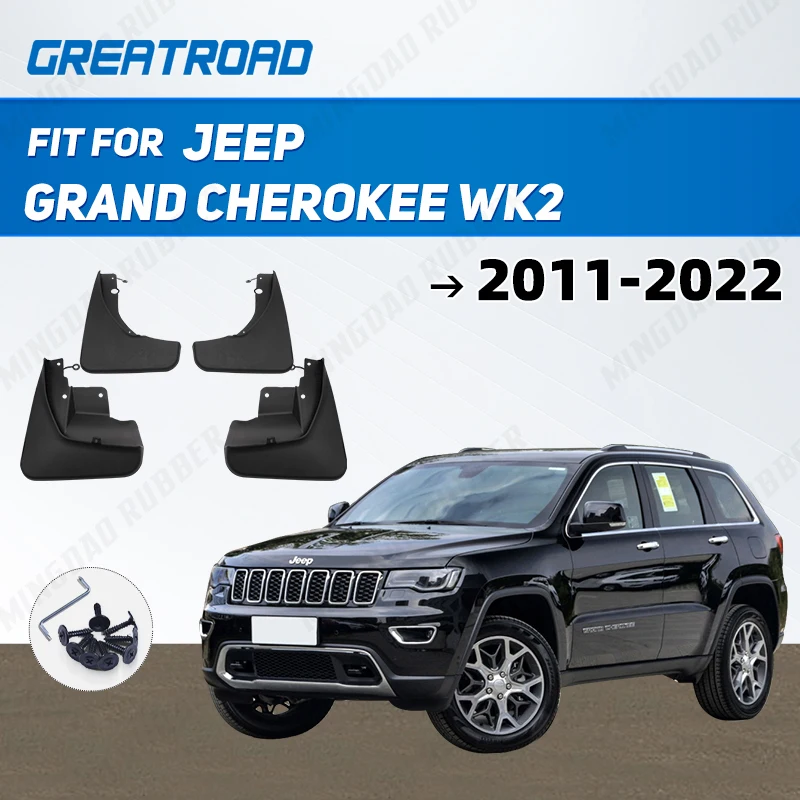 For Jeep Grand Cherokee WK2 2011-2021 Set Front Rear Car Mud Flaps ...