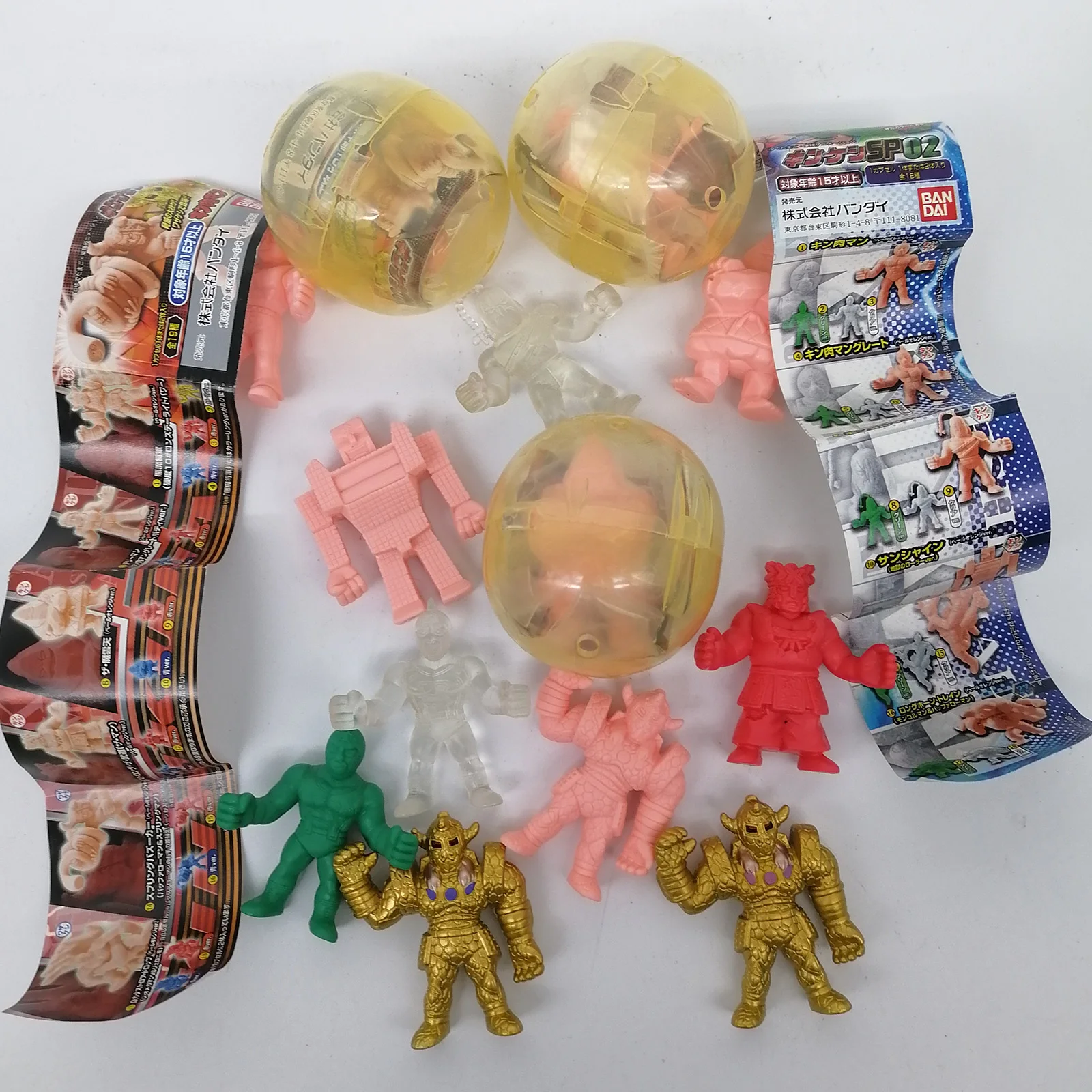 Anime Kinnikuman Gashapon Toy Collectible Plasticine Man Fighting Sumo ...