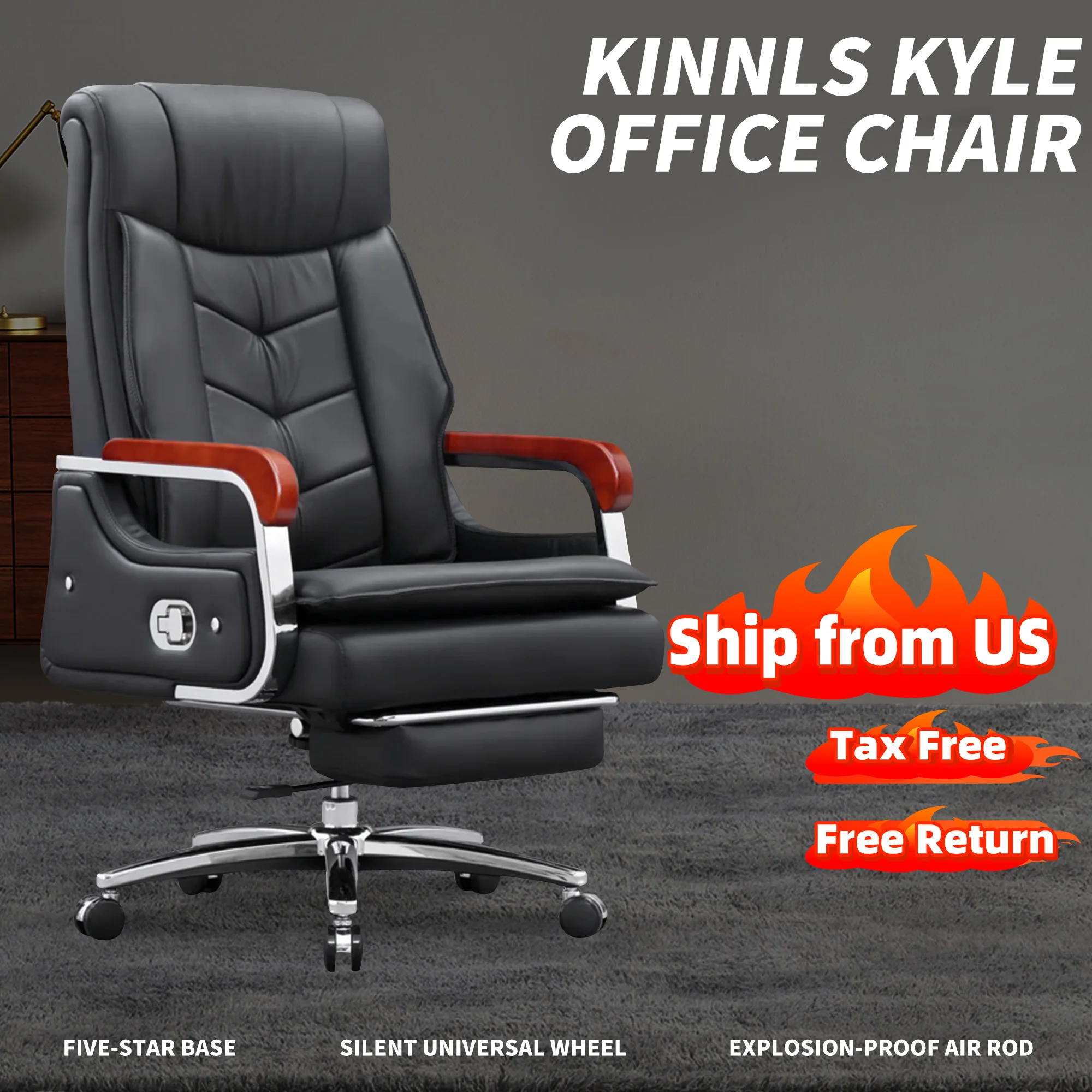 Kinnls-Kyle-Executive-Office-Chair-Gaming-Chair-Ergonomic-Desk-Chair ...