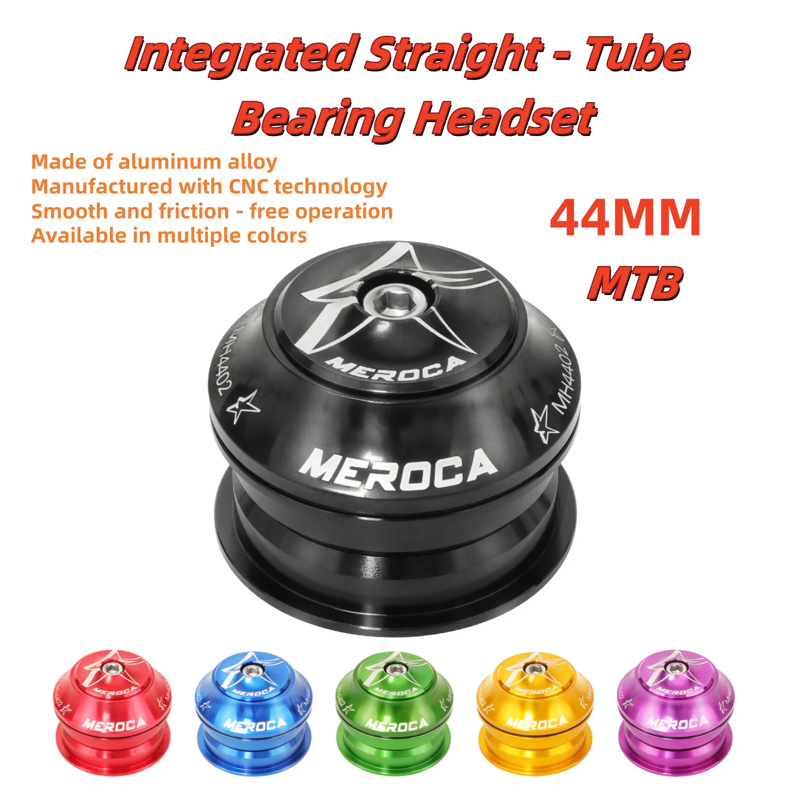 Bicycle Headset 44-44mm Ultralight Seal Bearing 1 1/8 Integrated ...