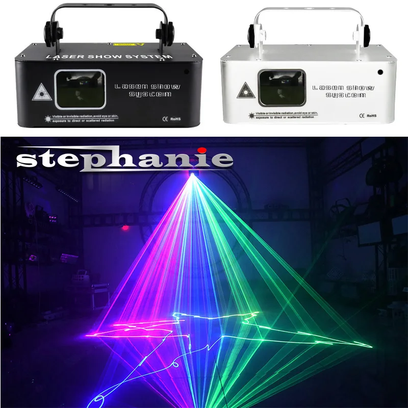Professional 500MW RGB DJ Controller Disco Lights DMX Beam Line Scanner ...