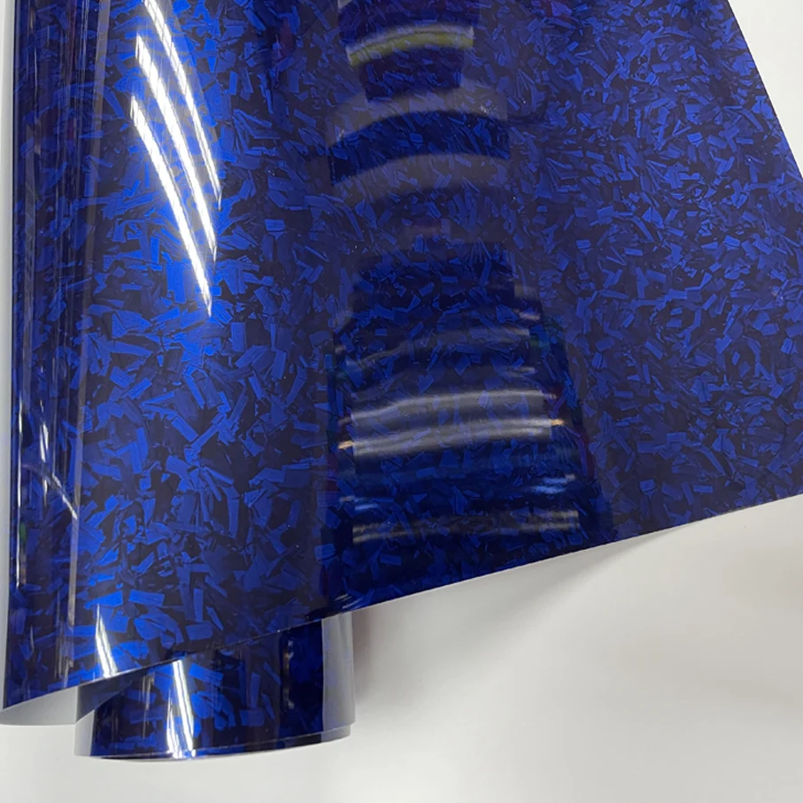 152CM-18M-Roll-High-Glossy-blue-3D-Forged-Carbon-Fiber-Wrapping-Vinyl ...