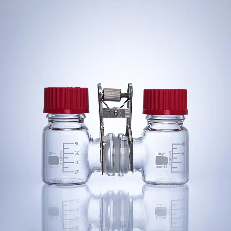 Microbial-fuel-electrolysis-cell-dual-chamber-MFC-reactor-clamp-proton ...