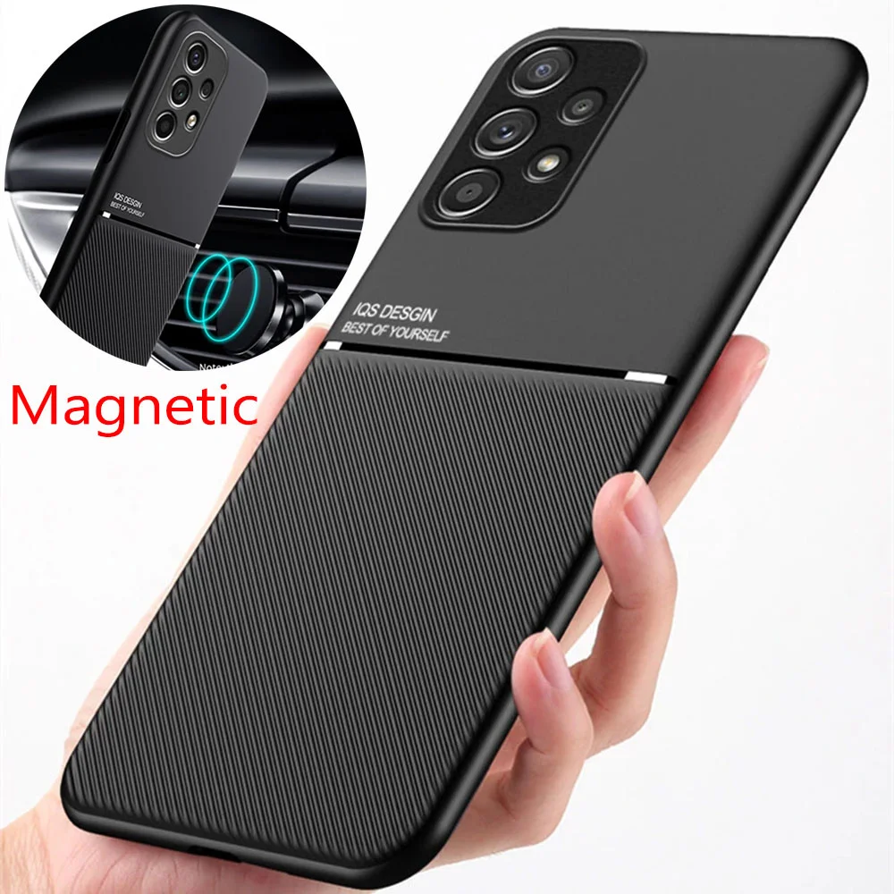 Magnetic Holder Car Phone Case For Samsung Galaxy A53 5G A52s A51 A52 A71 A13 A12 A21s A31 A73 ...