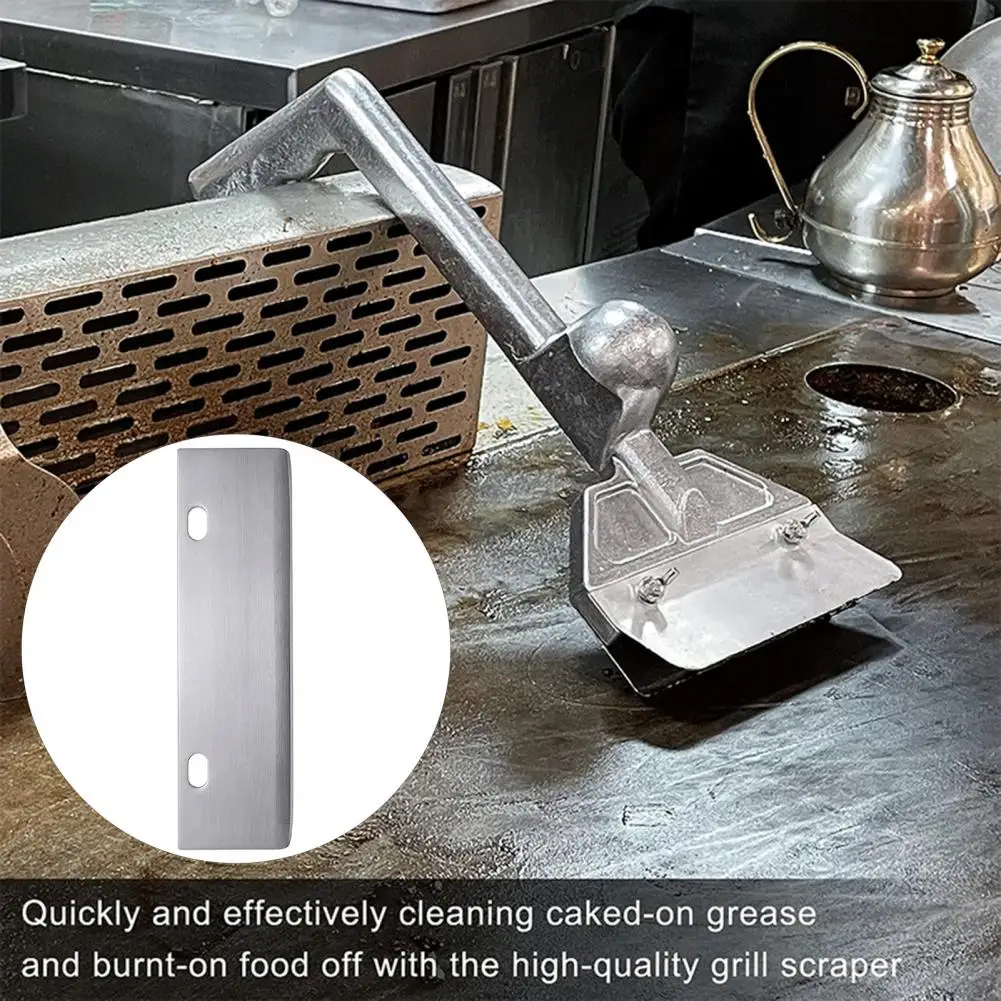 Grill-Scraper-Replacement-Blade-Caked-on-Grease-Cleaner-for-Grills-Bbq ...