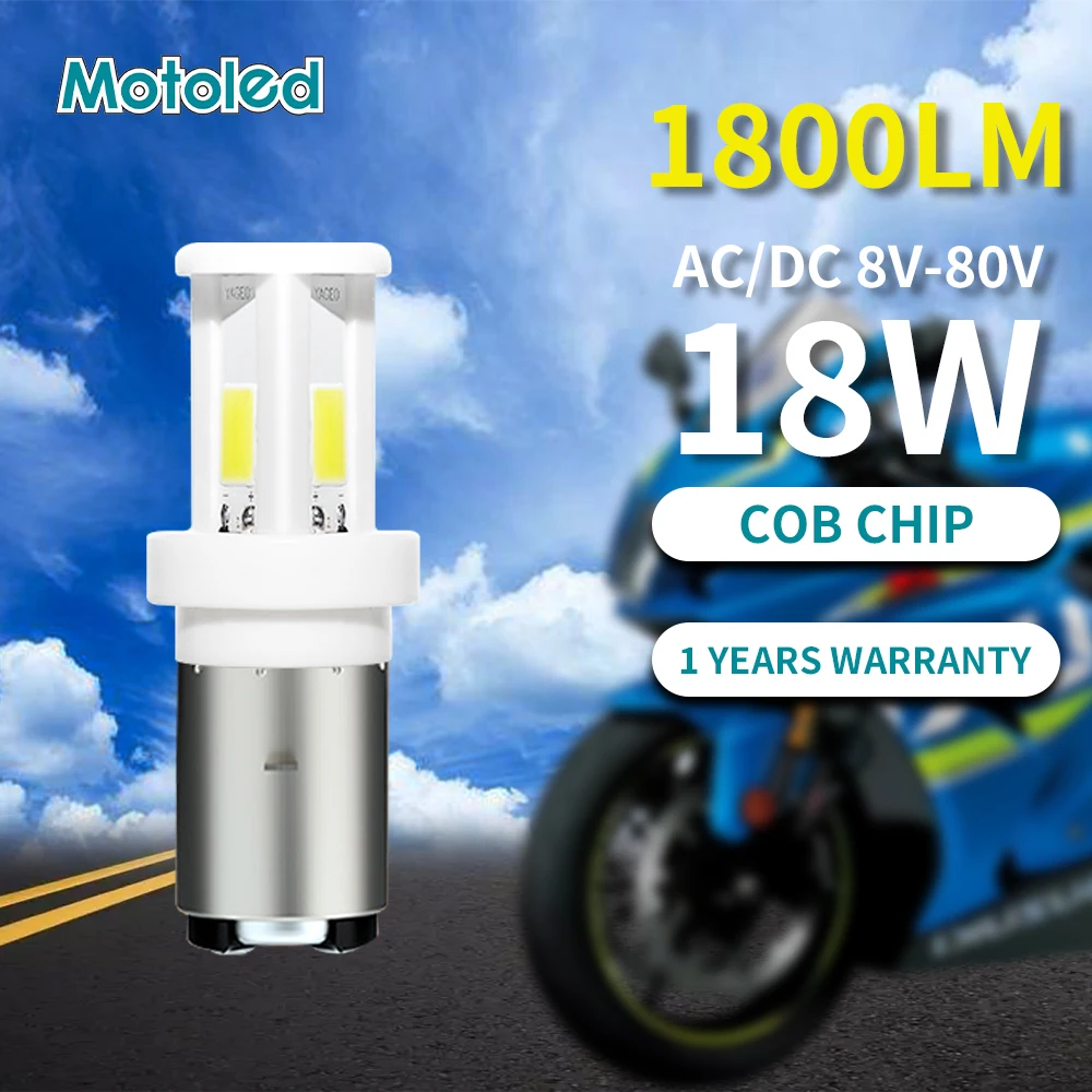 Motoled-AC-DC8-80V-H4-HS1-BA20D-H6-18W-1800LM-Ceramic-Motorcycle-Led ...