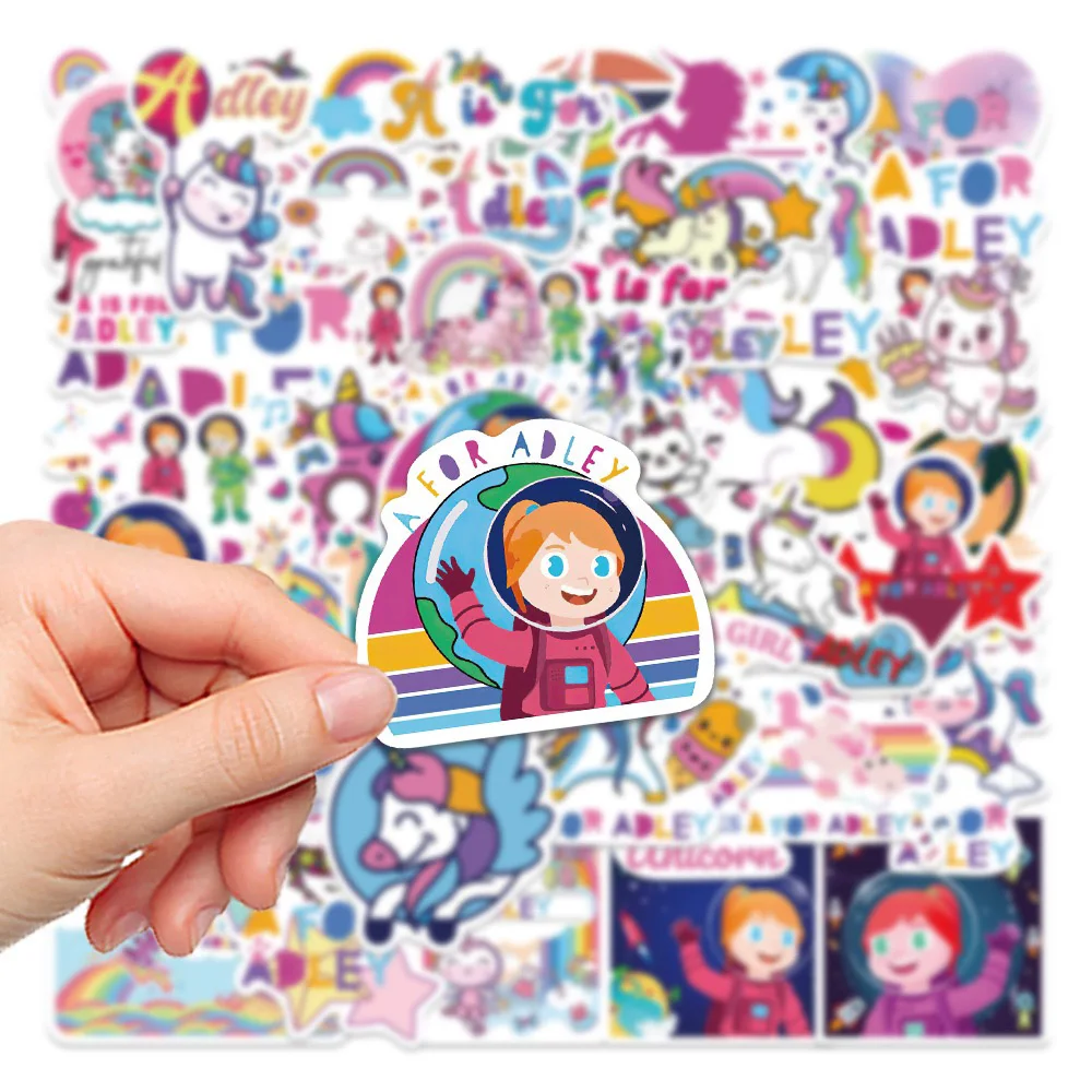 10-30-50PCS-Cartoon-Game-Unicorn-A-for-Adley-Stickers-DIY-Phone-Laptop ...