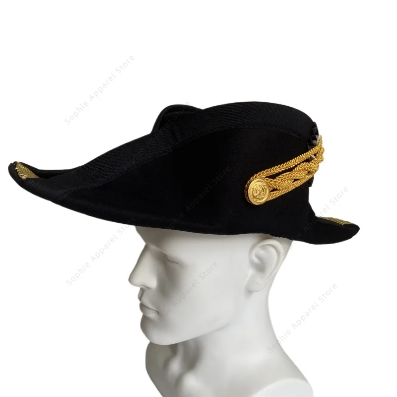 19th Century German Naval Officer Bicorne Cap Reproduction Historical ...