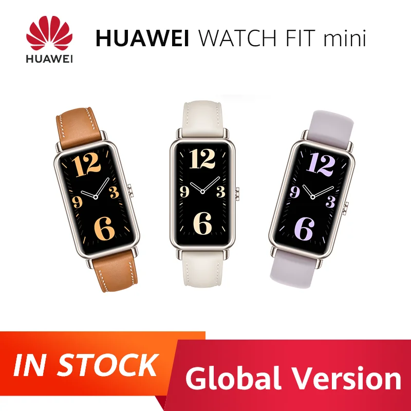 HUAWEI WATCH FIT mini Classic Rectangular Watch Design 2 Week Battery ...
