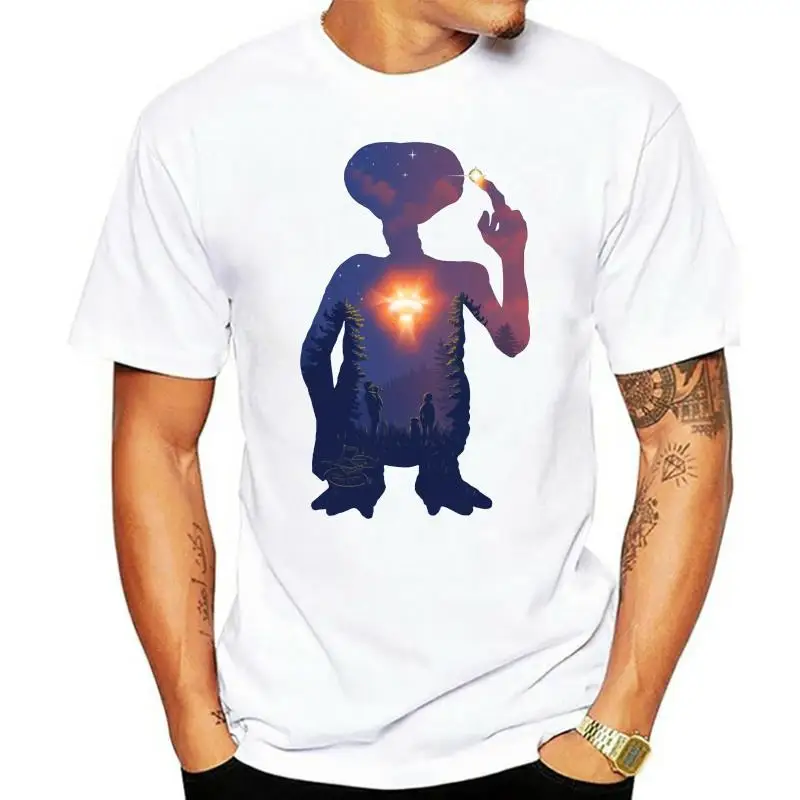 Home Is Where The Heart Is T Shirt Men T shirt Alien Tshirt Cartoon Tee ...