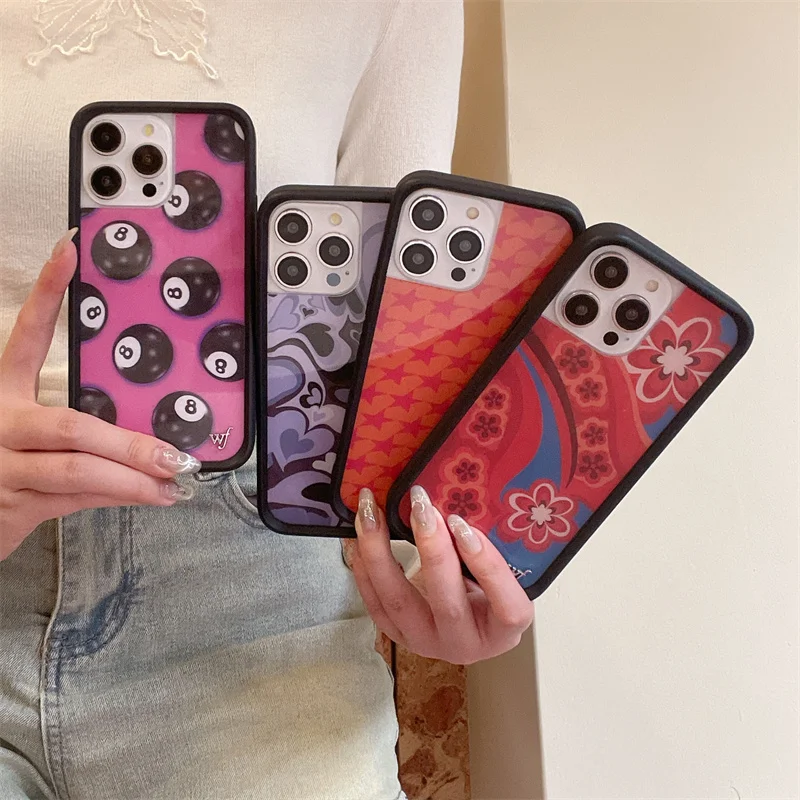Wildflower-3D-Billiards-Number-8-Cute-Cartoon-Anti-Fall-Phone-Case-F ...