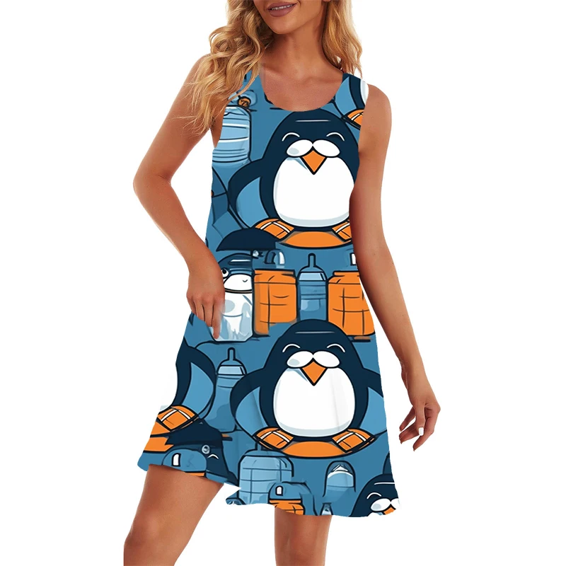 Vestido-sin-mangas-con-estampado-3D-de-ping-ino-para-mujer-ropa-bonita ...