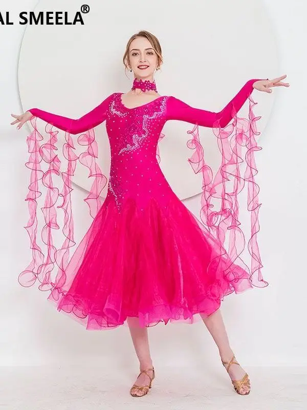 Modern Dance Dress For Woman New Social Dance Costume Ballroom Dancing ...