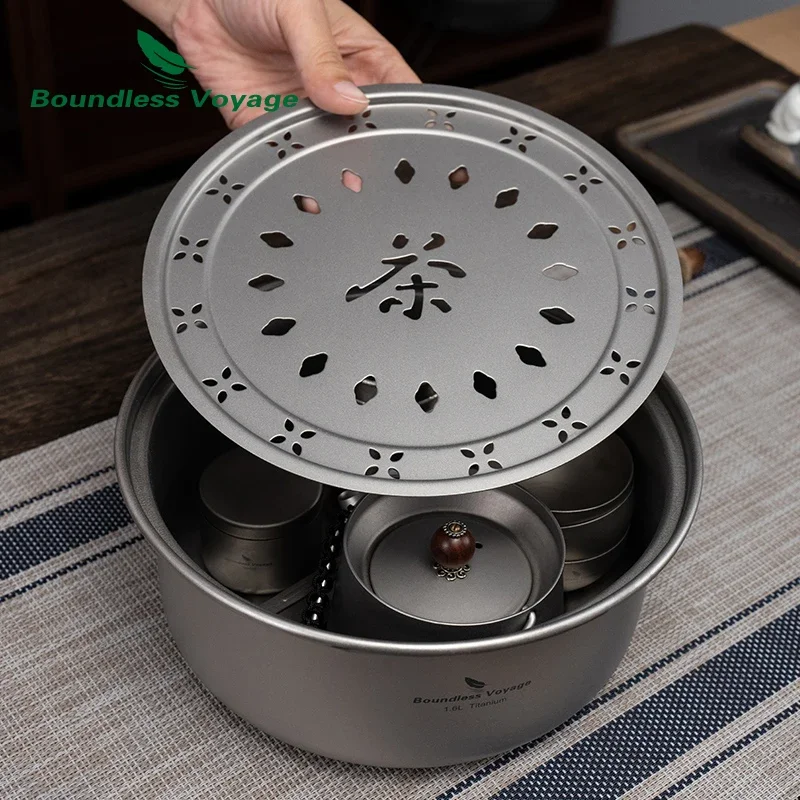 Boundless-Voyage-Titanium-Tea-Tray-Kung-Fu-Teaboard-Outdoor-Camping ...