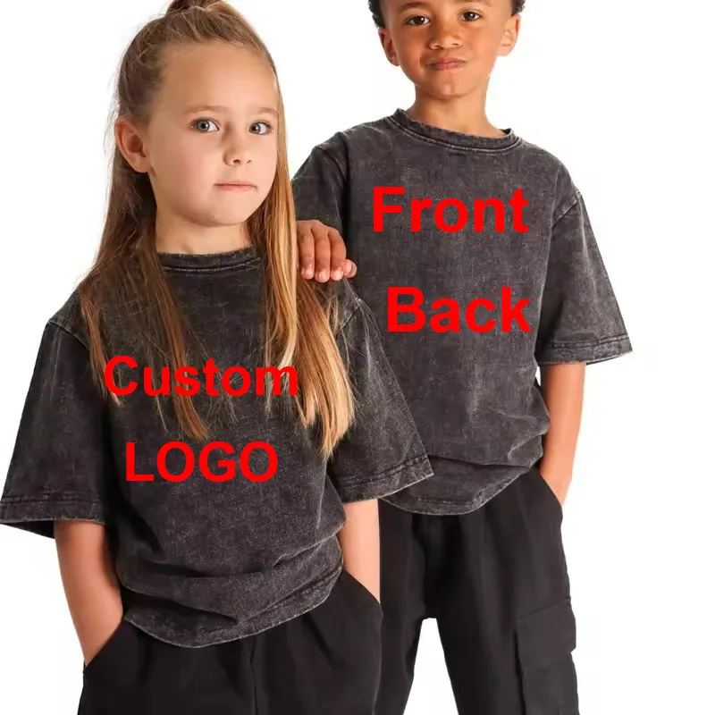Children Clothing Custom Your LOGO Hip Hop Streetwear Top quality Soft ...