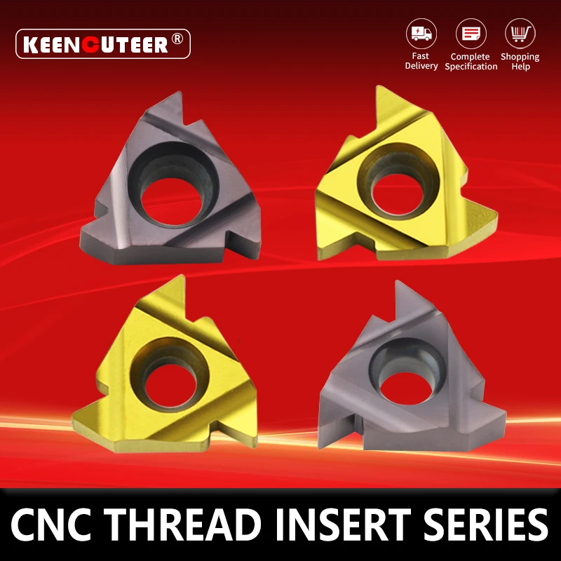 10個/20個/50個22ER/22IR prc/YZ5018 N55 N60 3.5 iso 4.0、iso 5.0ねじ旋削工具超硬 ...