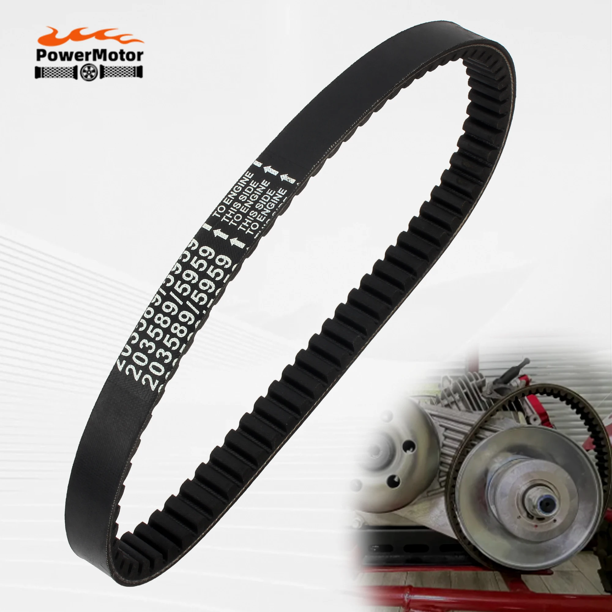Motorcycle Drive Belt Torque Converter Belt For ATV Manco 5959 Comet ...