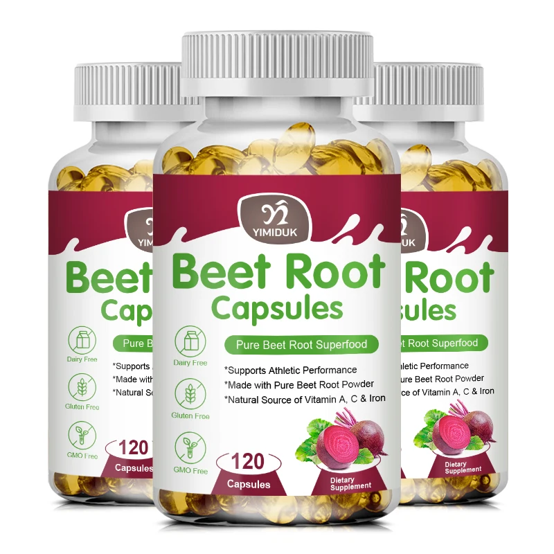 Beet-Root-Capsules-Beetroot-Powder-Supports-Blood-Pressure-Athletic ...