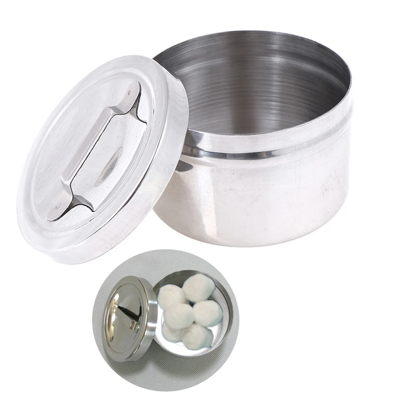 304 Stainless Steel Storage Jar Cotton Disinfection Jar For Skin Trauma ...