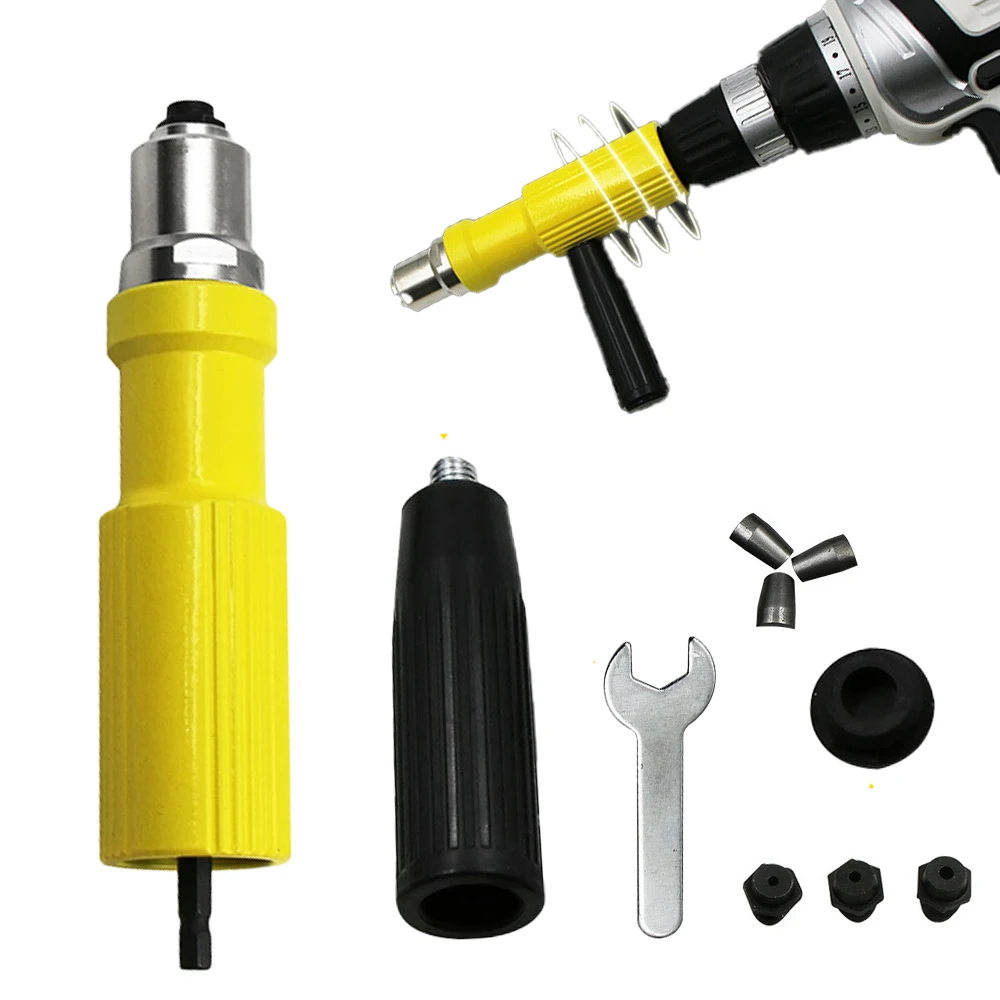 Electric-Rivet-Gun-DIY-2-2mm-3-2mm-Rivet-Nut-Gun-Drill-Bit-Riveting ...