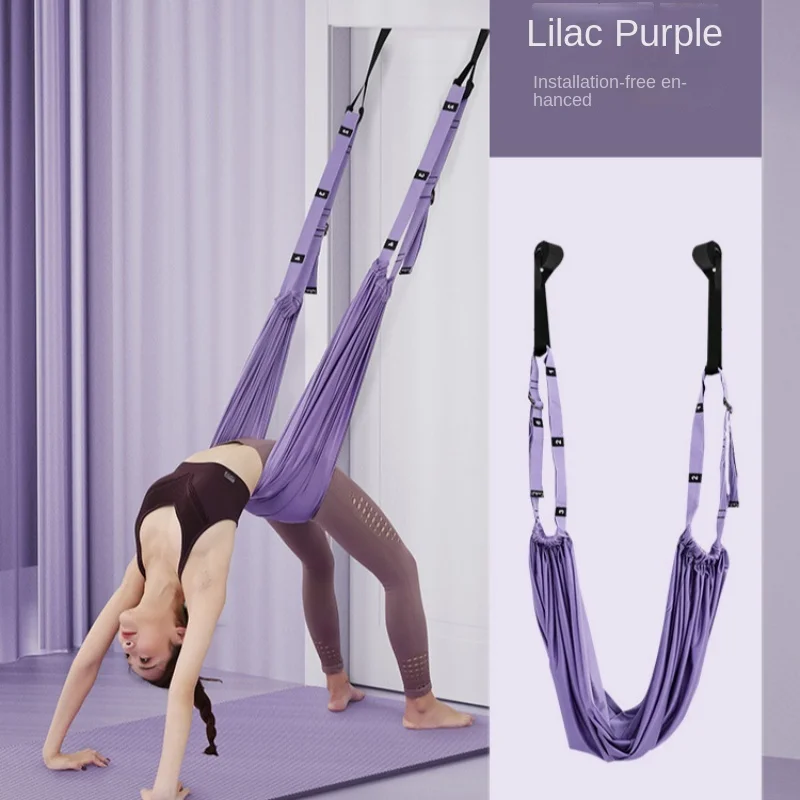 Adjustable-Aerial-Yoga-Strap-Hammock-Swing-Stretching-Strap-Anti ...
