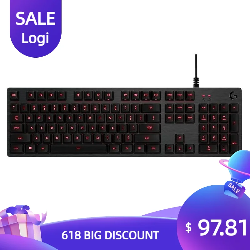 Logitech G413 Backlit Mechanical Gaming Keyboard | Keyboard Logitech G ...