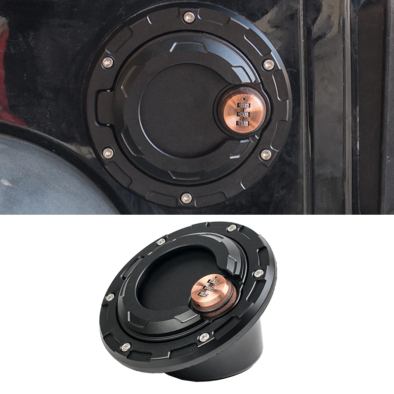 Combination Lock Fuel Tank Cap, Locking Cap Compatible with 2007-2018 ...