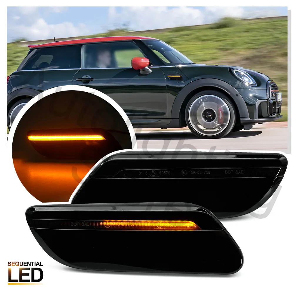 LED Side Marker Light Turn Signal For Mini Cooper F55 F56 F57 2014 2015