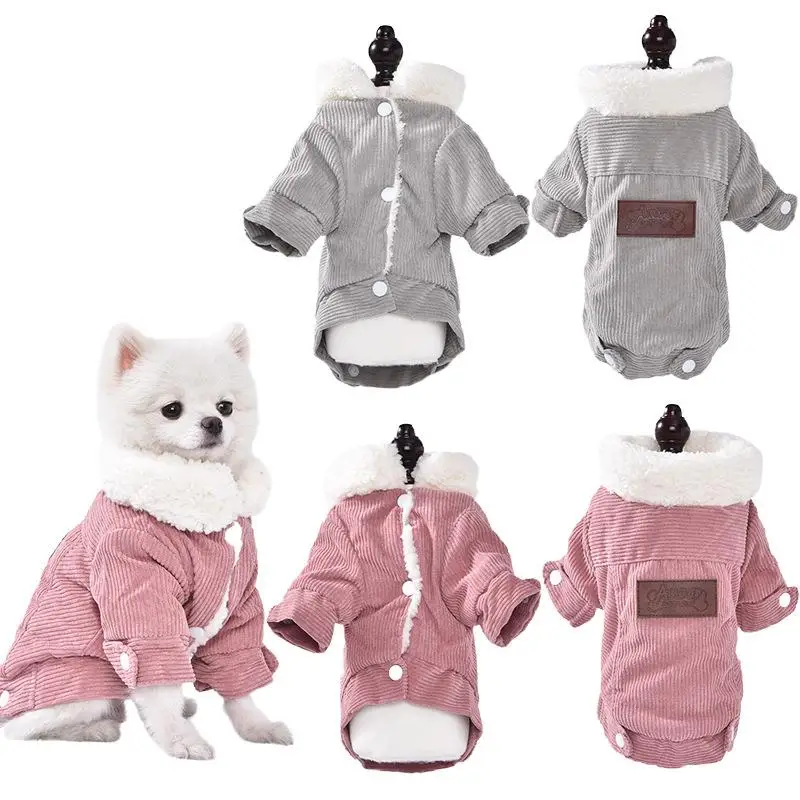 Dog-Clothes-Autumn-and-Winter-Clothes-Cashmere-Thickened-Warm-Lamb-Wool ...