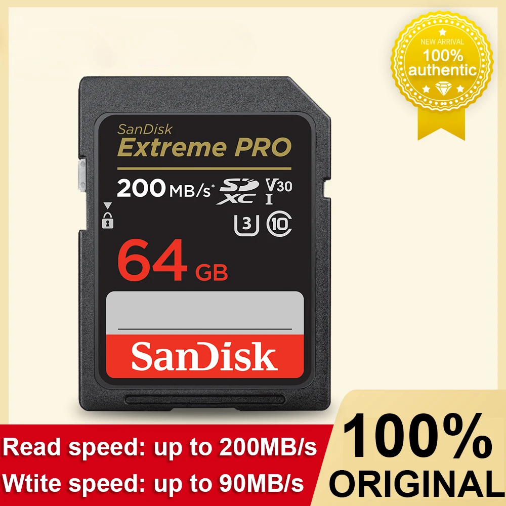 SanDisk-Extreme-PRO-Memory-Card-SD-card-64GB-512GB-128GB-256gb-32gb ...
