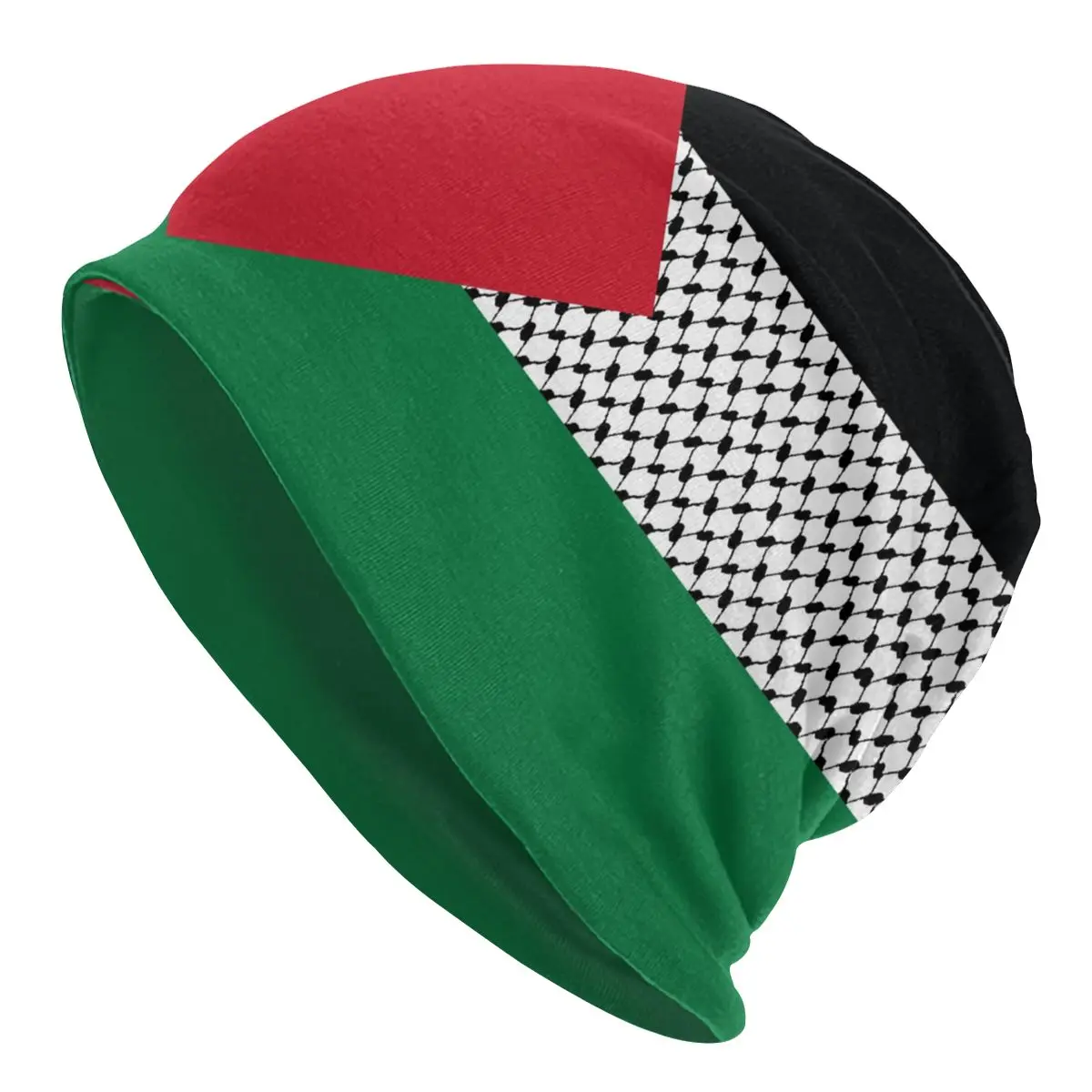 Unisex Winter Warm Bonnet Femme Knit Hats Palestine Flag Beanie Cap Ski ...