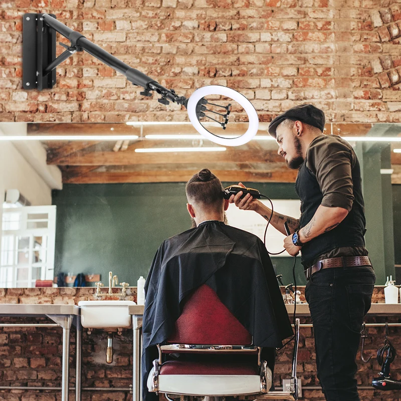 22-Ring-Light-Kit-With-Boom-Arm-Stand-3200-6500k-Dimmable-Led-Video ...