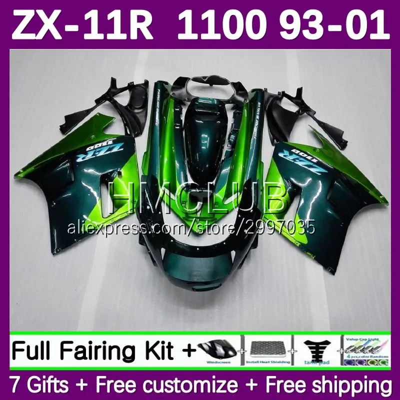 Fairing-For-KAWASAKI-NINJA-ZZR-1100-CC-ZX-11R-ZX11-ZX-11-R-117No-13 ...
