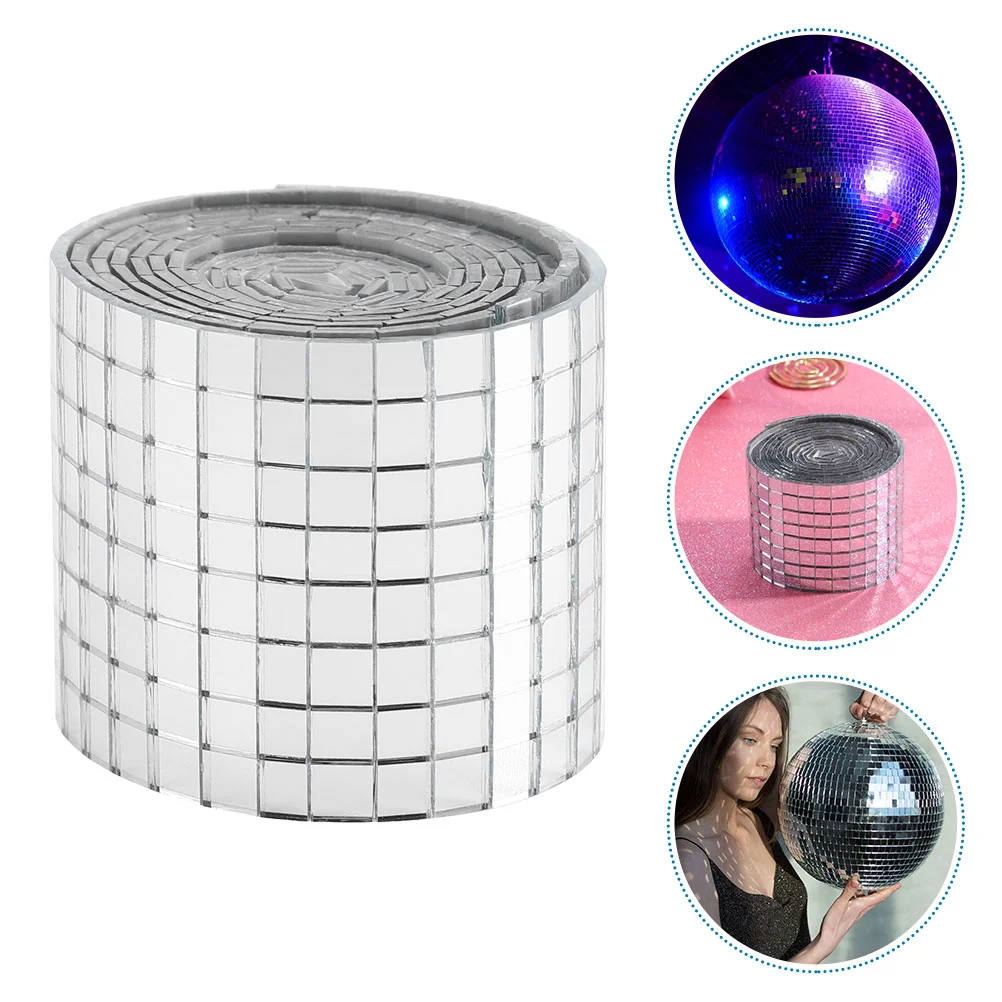 Mosaic-Wall-Stickers-Disco-Tiles-Tapes-Mirror-Wallpaper-for-Crafts ...