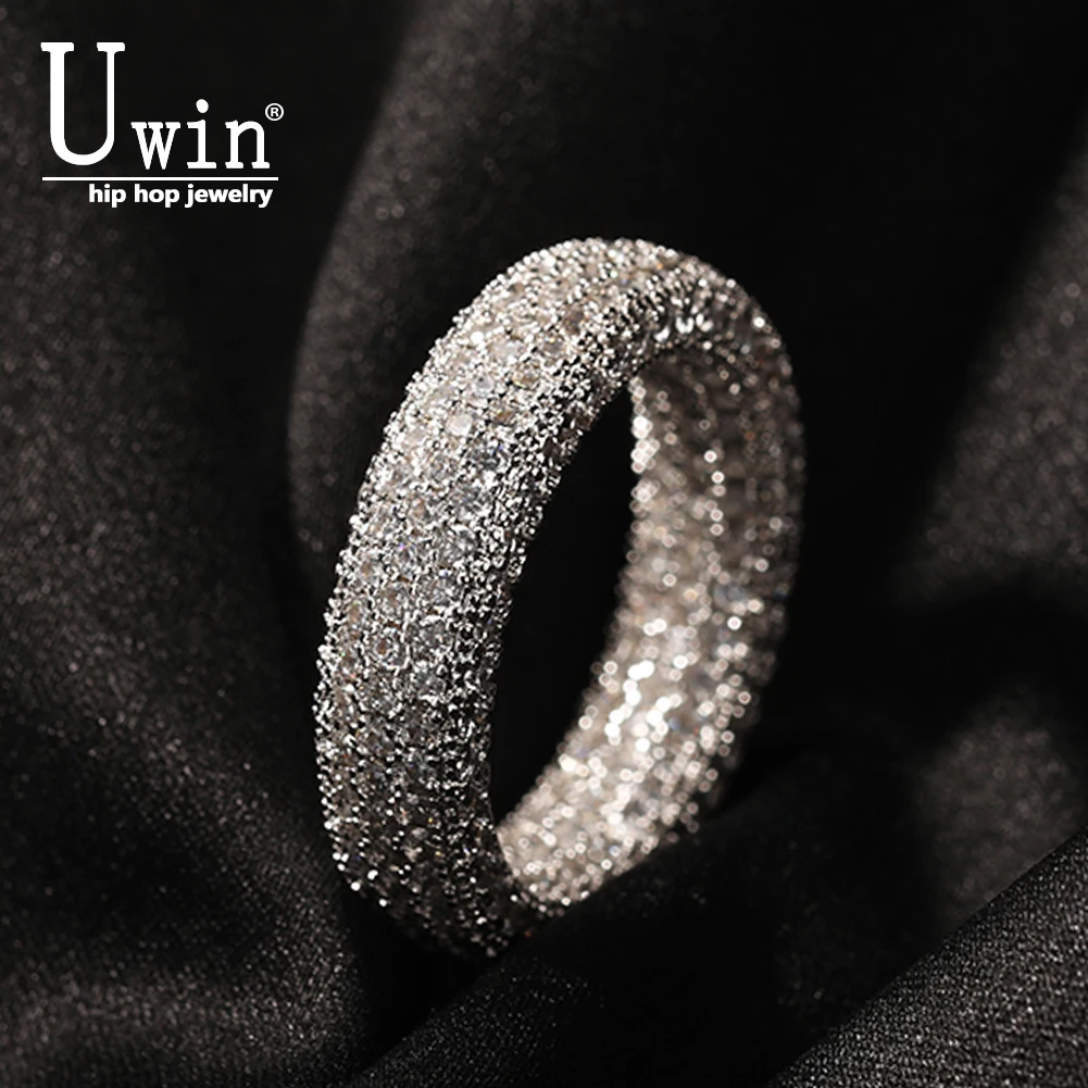 Uwin-Full-Iced-Out-Rings-Fully-Enclosed-Vintage-Ring-Jewelry-Pave ...
