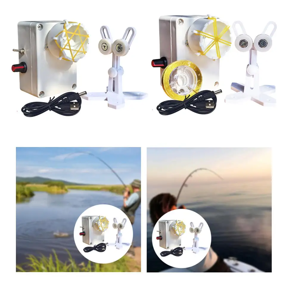 Rod Building Equipment Fishing Rod Winding Machine - DIY Rod Repair ...