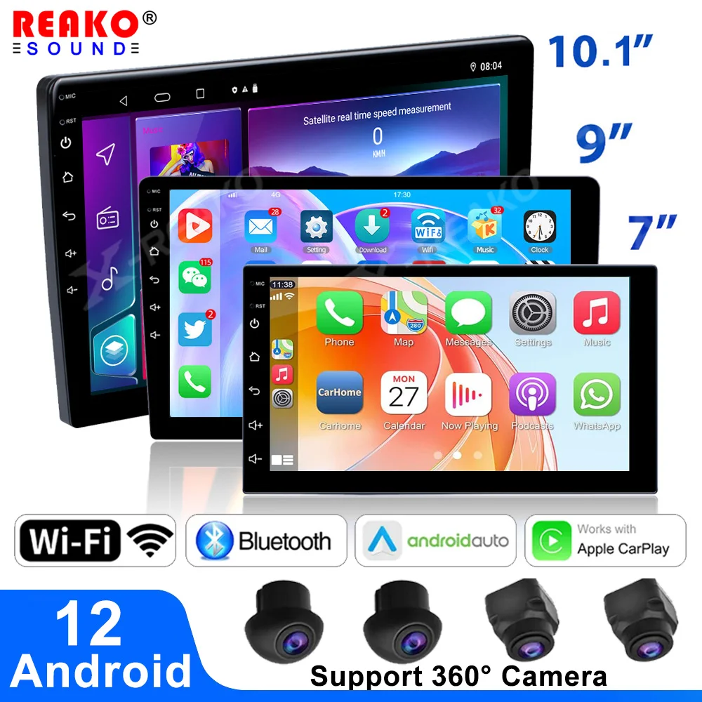 REAKOSOUND-7-9-10-Android-12-T5-Car-Radio-Wireless-Carplay-And-Android ...