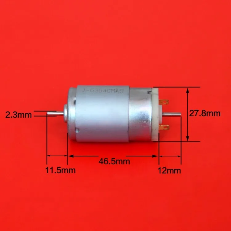 RS 395 High-speed Motor With Dual Output Shaft Motor, Self-made Small ...