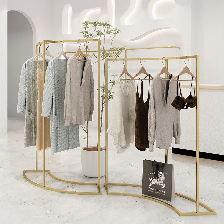 Standing-Cloth-Racks-Tall-Dustproof-Corner-Boutique-Drying-Vertical ...