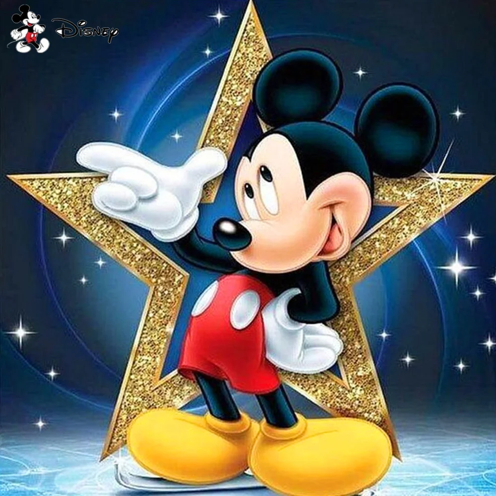 Disney-Mickey-Mouse-DIY-Diamond-Mosaic-Cartoon-5D-Drill-Painting ...