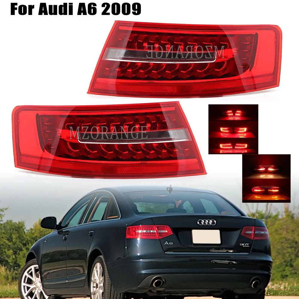Led Tail Light Assembly For Audi A6 C6 S6 Quattro Rs6 Saloon Sedan 2009 ...