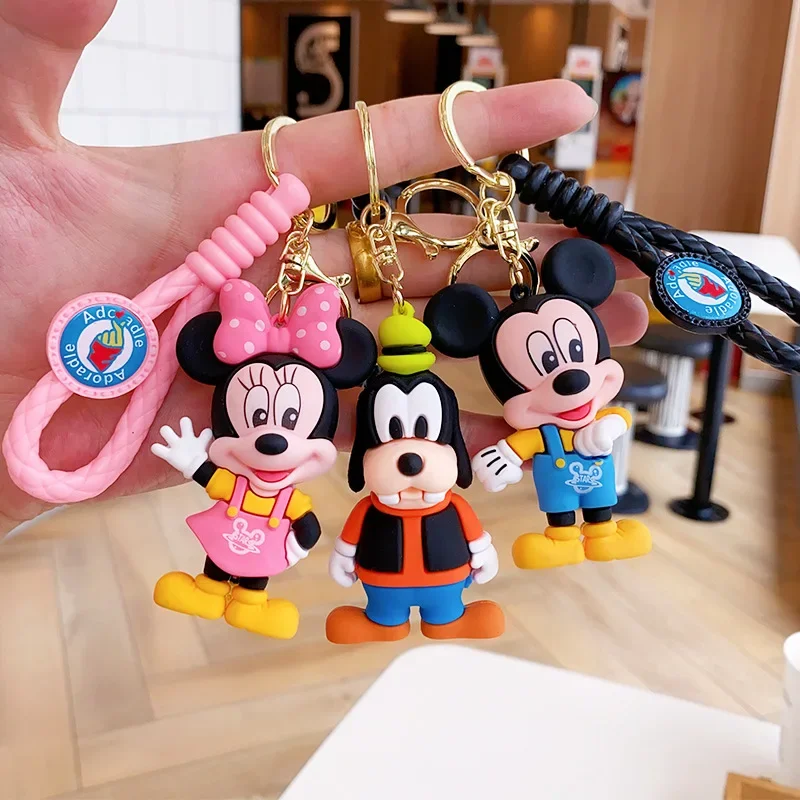 Anime-Disney-Keychain-Cartoon-Anime-Mickey-Mouse-Minnie-Cute-Doll ...