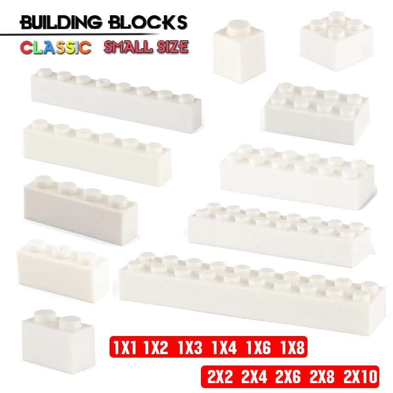 Bricks Toy Construction White | White Construction Blocks ...