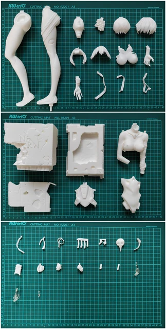Resin Figure Kit Ayanami Rei 1/4 Unpainted Garage Resin Kit Model GK