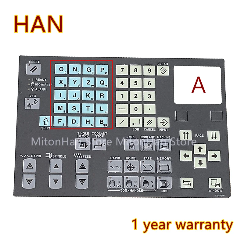New-For-Mazak-CNC-KS-6YZL01B-KS-6YZM01-Membrane-Keypad-CNC-Machining ...