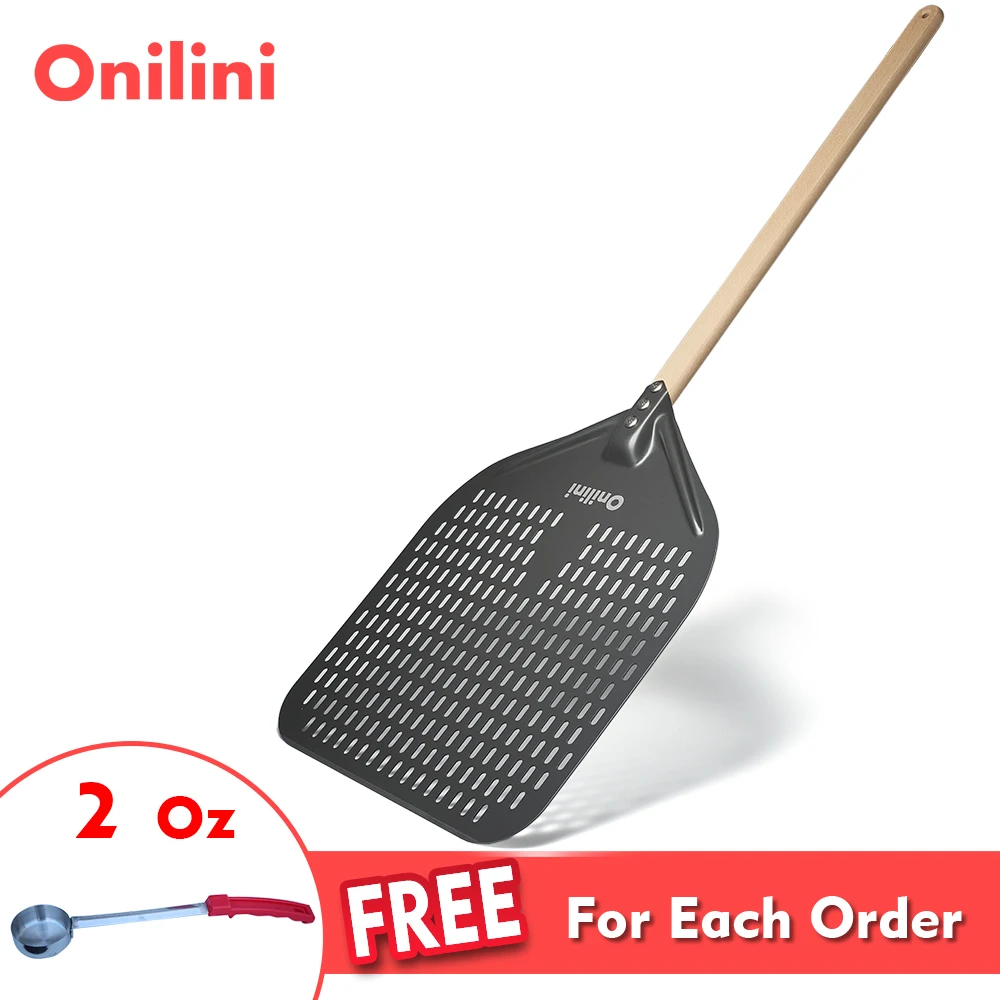 Onilini-12-13-14-inch-Hard-Anodized-Pizza-Peel-Perforated-Pizzas-Shovel ...