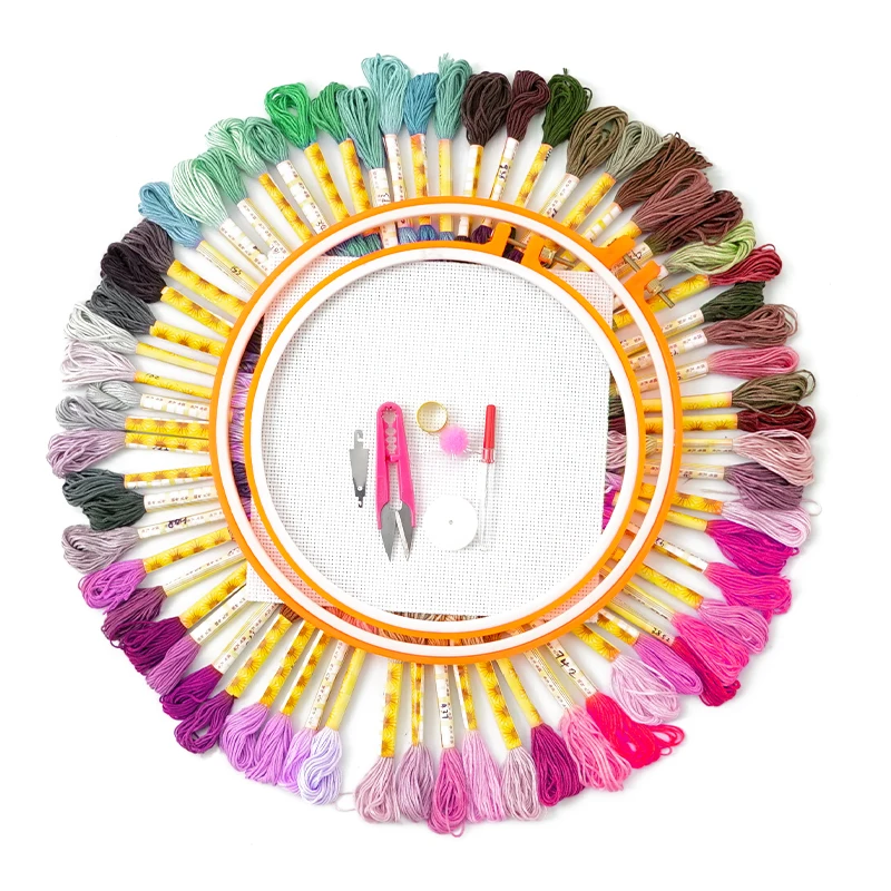 Joy-Sunday-447-Colors-Dmc-Cross-Stitch-Cotton-Threads-Floss-Yarn-Sewing ...